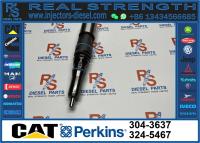 China Perkins original Diesel Engine Common Rail Fuel Injector Assembly for C9.3 Construction Excavator Loader Bulldozer 382-0709 456-3493 20R-5036 324-5467 392-9046 original new injector for sale