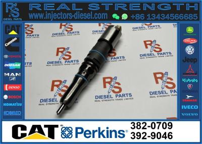 China Perkins original  382-0709 Diesel Fuel Injector Replacement for C9.3 C9 D6T D7E Engine, Fits 336E 336EL 336ELN Excavator  original new injector for sale