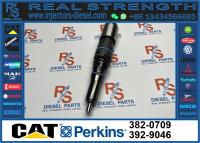China Perkins original  382-0709 Diesel Fuel Injector Replacement for C9.3 C9 D6T D7E Engine, Fits 336E 336EL 336ELN Excavator  original new injector for sale