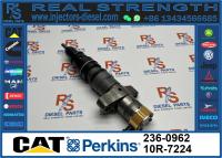 China Perkins original  236-0962 Common Rail Fuel Injector 10R7224 10R-7224 235-2888 for C-9 330C 637G E330C 330CL Excavator Diesel Parts  original new injector for sale