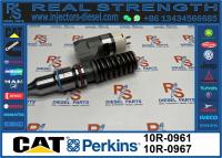 China Perkins original Perkins 10R-0961 Diesel Engine Fuel Injector Assembly for C12 Excavator 345B II 365B L Replacement for OEM new injector original new injector for sale