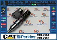 China Perkins original Perkins 10R-0961 Diesel Engine Fuel Injector Assembly for C12 Excavator 345B II 365B L Replacement for OEM new injector original new injector for sale