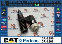 China Perkins original Perkins original Perkins 10R-1259 Common Rail Fuel Injector for C10 C12 Diesel Engine EXCAVATOR 345B 345C Truck Parts Replacement for OEM new injector original original new injector for sale