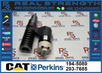 China Perkins original Perkins original Perkins 194-5080 Common Rail Fuel Diesel Injector for C10 C12 3176 3196 Engine Excavator Spare Parts Replacement for OEM new injector original original new injector for sale