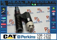 China Perkins original Perkins 10R-1258 Common Rail Diesel Fuel Injector for C12 Engine Excavator Truck new injector original new injector for sale