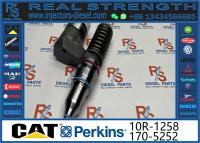 China Perkins original Perkins 10R-1258 Common Rail Diesel Fuel Injector for C12 Engine Excavator Truck new injector original new injector for sale
