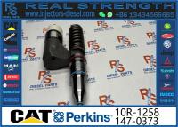 China Perkins original Perkins 10R-1258 Common Rail Diesel Fuel Injector for C12 Engine Excavator Truck new injector original new injector for sale