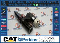 China Perkins original  Common Rail Fuel Injector 10R-1268 203-7685 20R-0056 for C10 C12 3176 3196 Excavator Wheel Loader Truck Engine Parts new injector original new injector for sale