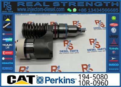 China Perkins original  194-5080 Common Rail Fuel Diesel Injector for C10 C12 345B Excavator Engine Parts 170-5252 10R-0963 194-5083  original new injector for sale