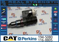 China Perkins original  194-5080 Common Rail Fuel Diesel Injector for C10 C12 345B Excavator Engine Parts 170-5252 10R-0963 194-5083  original new injector for sale