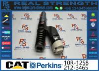 China Perkins original  10R-1258 Common Rail Fuel Injector for C10 C11 C12 C13 Engine Construction Machinery Parts Replacement for OEM 212-3468 170-5242 original new injector for sale