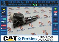China Perkins original  10R-1258 Common Rail Fuel Injector for C10 C11 C12 C13 Engine Construction Machinery Parts Replacement for OEM 212-3468 170-5242 original new injector for sale