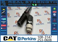 China Perkins original  Fuel Injector 10R-3147 for C11 C13 C9 Engine 725 730 966H Dump Truck Wheel Loader Excavator Spare Parts original new injector for sale