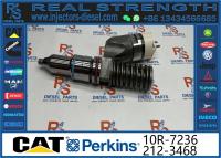 China Perkins original Perkins 10R-7236 Diesel Fuel Injector for C11 C13 Engine 345C 345D Excavator Replacement for OEM new injector original new injector for sale