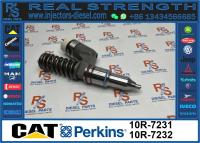 China Perkins original Perkins 10R-7231 Fuel Injector for C15 C16 C18 3406E Engine E329D Excavator Replacement for OEM new injector original new injector for sale