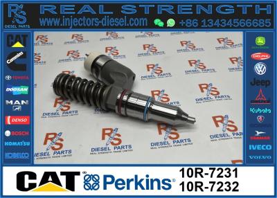 China Perkins original Perkins 10R-7231 Fuel Injector for C15 C16 C18 3406E Engine E329D Excavator Replacement for OEM new injector original new injector for sale