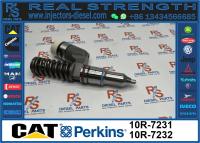 China Perkins original Perkins 10R-7231 Fuel Injector for C15 C16 C18 3406E Engine E329D Excavator Replacement for OEM new injector original new injector for sale