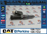 China Perkins original Perkins 10R-7231 Fuel Injector for C15 C16 C18 3406E Engine E329D Excavator Replacement for OEM new injector original new injector for sale