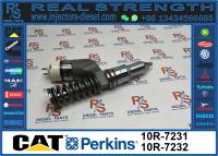 China Perkins original Perkins 10R-7231 Fuel Injector for C15 C16 C18 3406E Engine E329D Excavator Replacement for OEM new injector original new injector for sale