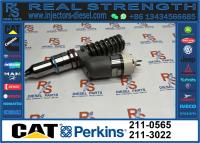 China Perkins original Perkins 211-0565 fuel injector common rail for C15 C16 C18 3406E truck engine replacement for OEM new injector original new injector for sale