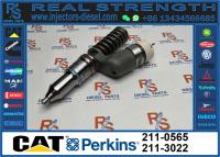 China Perkins original Perkins 211-0565 fuel injector common rail for C15 C16 C18 3406E truck engine replacement for OEM new injector original new injector for sale