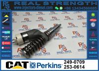 China Perkins original Perkins 249-0709 Common Rail Fuel Injector for C15 C18 Diesel Engine new injector original new injector for sale
