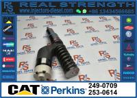 China Perkins original Perkins 249-0709 Common Rail Fuel Injector for C15 C18 Diesel Engine new injector original new injector for sale