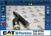 China Perkins original Perkins 249-0709 Common Rail Fuel Injector for C15 C18 Diesel Engine new injector original new injector for sale