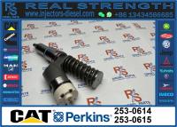 China Perkins original Perkins 253-0614 Common Rail Fuel Injector Replacement for Perkins C15 Excavator E365C E374D new injector original new injector for sale