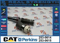 China Perkins original Perkins 253-0614 Common Rail Fuel Injector Replacement for Perkins C15 Excavator E365C E374D new injector original new injector for sale