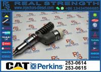 China Perkins original Perkins 253-0614 Common Rail Fuel Injector Replacement for Perkins C15 Excavator E365C E374D new injector original new injector for sale