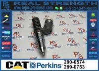 China Perkins original  280-0574 Diesel Fuel Injector Common Rail Injector for C15 C18 Engine Excavator Construction Machinery Parts 253-0615 291-5911 10R-8989 original new injector for sale