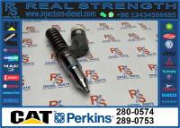 China Perkins original  280-0574 Diesel Fuel Injector Common Rail Injector for C15 C18 Engine Excavator Construction Machinery Parts 253-0615 291-5911 10R-8989 original new injector for sale