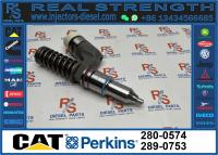 China Perkins original  280-0574 Diesel Fuel Injector Common Rail Injector for C15 C18 Engine Excavator Construction Machinery Parts 253-0615 291-5911 10R-8989 original new injector for sale