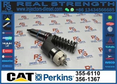 China Perkins original  355-6110 Common Rail Fuel Injector 10R-0956 235-1400 253-0615 20R-8047 for C15 Engine E365C E374D Excavator Truck  original new injector for sale
