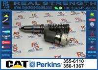 China Perkins original  355-6110 Common Rail Fuel Injector 10R-0956 235-1400 253-0615 20R-8047 for C15 Engine E365C E374D Excavator Truck  original new injector for sale