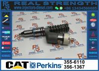 China Perkins original  355-6110 Common Rail Fuel Injector 10R-0956 235-1400 253-0615 20R-8047 for C15 Engine E365C E374D Excavator Truck  original new injector for sale