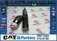 China Perkins original Perkins 359-7434 Fuel Injector for C15 C18 Diesel Engine Excavator Truck new injector original new injector for sale