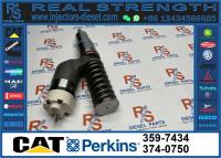China Perkins original Perkins 359-7434 Fuel Injector for C15 C18 Diesel Engine Excavator Truck new injector original new injector for sale