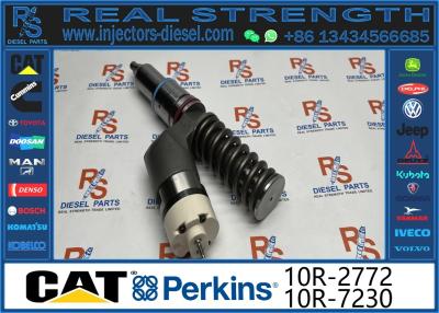 China Perkins original 10R-2772 Common Rail Fuel Injector Assembly for C15 C18 C32 Diesel Engine Excavator AD55 AD45B 253-0618 10R2772 Replacement for OEM new original new injector for sale