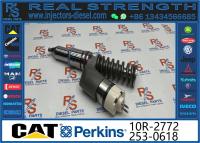 China Perkins original 10R-2772 Common Rail Fuel Injector Assembly for C15 C18 C32 Diesel Engine Excavator AD55 AD45B 253-0618 10R2772 Replacement for OEM new original new injector for sale