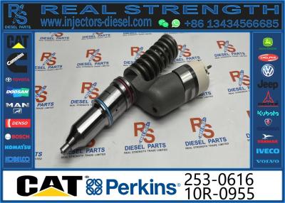 China Perkins original Perkins 253-0616 Diesel Engine Fuel Injector Common Rail for C15 C18 C27 C16 Excavator new injector original new injector for sale