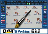 China Perkins original Perkins 0R-1746 Common Rail Fuel Injector for 3406B 3406C 3408 3412 Engine D9R Excavator new injector original new injector for sale