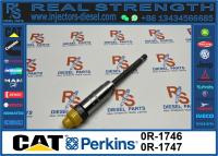 China Perkins original Perkins 0R-1746 Common Rail Fuel Injector for 3406B 3406C 3408 3412 Engine D9R Excavator new injector original new injector for sale