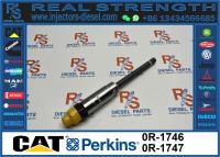 China Perkins original Perkins 0R-1746 Common Rail Fuel Injector for 3406B 3406C 3408 3412 Engine D9R Excavator new injector original new injector for sale