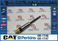 China Perkins original Perkins 0R-1746 Common Rail Fuel Injector for 3406B 3406C 3408 3412 Engine D9R Excavator new injector original new injector for sale