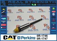 China Perkins original Perkins 0R-1746 Common Rail Fuel Injector for 3406B 3406C 3408 3412 Engine D9R Excavator new injector original new injector for sale