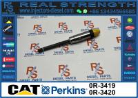 China Perkins original Perkins 0R-3419 Diesel Fuel Injector Pencil 4W-7015 4W-7018 for Later Model 3204 Engine 3400 common rail new injector original new injector for sale