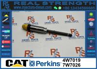 China Perkins original 4W7019 Diesel Common Rail Fuel Injector Assembly 3204 3208 3400 3412 D10N D9L D9N Tracked Bulldozer Replacement for OEM original new injector for sale