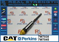 China Perkins original Perkins 7W7038 Fuel Injector Nozzle 4W7017 4W7018 4W7019 for 3412 3406 3408 Engine Construction new injector original new injector for sale